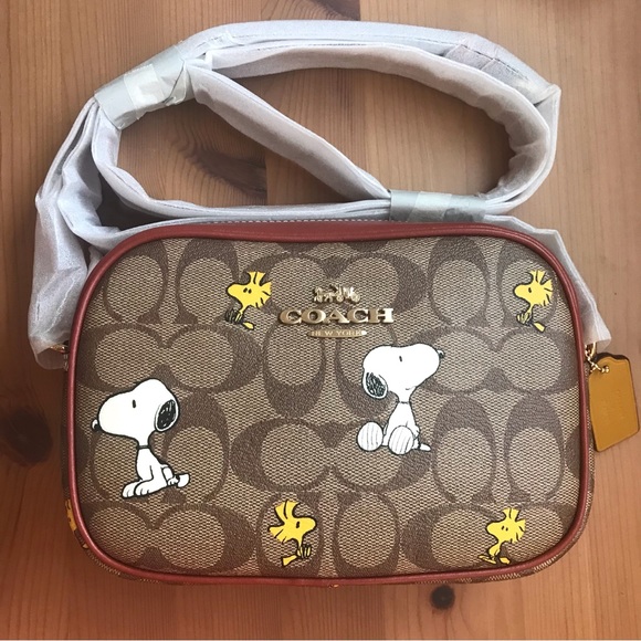 Coach | Bags | Coach X Peanuts Mini Jamie Camera Bag In Signature ...